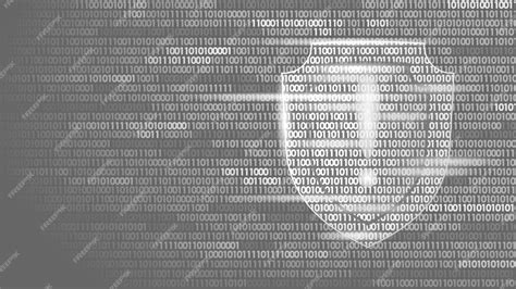 Premium Vector Shield Guard Safety System Binary Code Flow Big Data Security Hacker