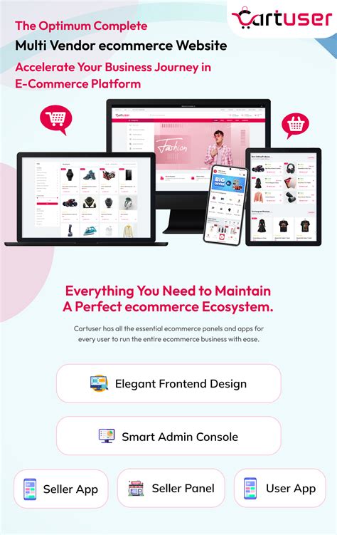 Cartuser Multi Vendor E Commerce Complete Ecommerce Mobile App Web Admin And Seller Panel