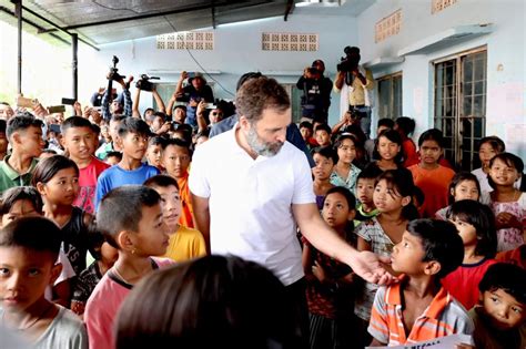 It Was Wrong To Stop Rahul Gandhis Convoy In Manipur Aap