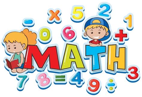 Diseño De Fuente Para Matemáticas De Palabras Con Muchos Números Y