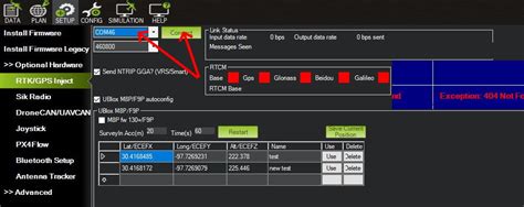 RTK GPS Correction Fixed Baseline Rover Documentation