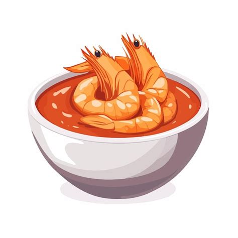Shrimp Paste Cartoon Vector Illustration Premium Ai Generated Vector