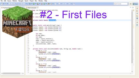 Minecraft Forge Modding 1 7 X First Files Youtube