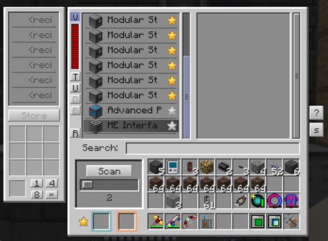 Feature Request Support For Ae2 Me Interface In Storage Scanner