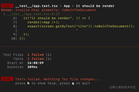 使用vitest React Testing Library进行单元测试前言 本文将在项目中添加vitest用于单元 掘金