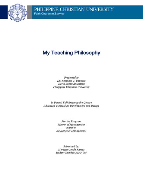 My Teaching Philosophy Download Free Pdf Learning Teachers