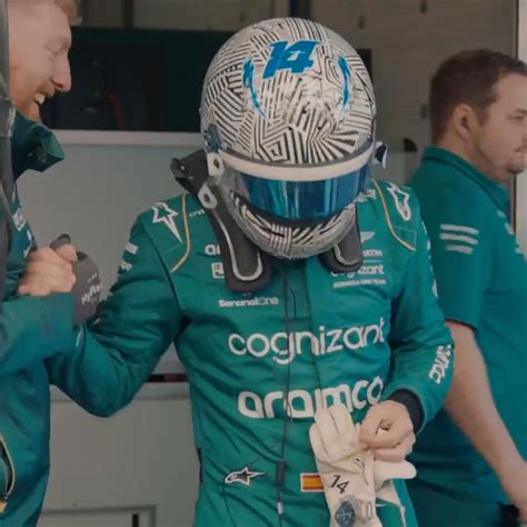 Alex Buss On Twitter Rt F1 Green Suit Dazzle Helmet Laps On The