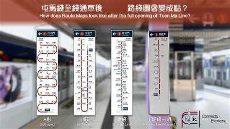 鐵流 Railic 屯馬綫全綫通車後 路綫圖會變成點？