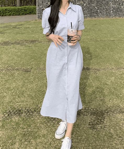 [💙최저가 고퀄] 머메이드 데님 롱 인어 원피스 에이블리