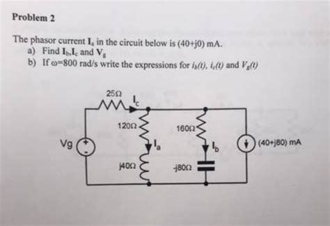 solved the phasor current i2 in the circuit below is