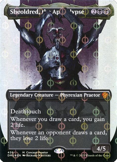 Sheoldred The Apocalypse Dominaria United Mtg Print