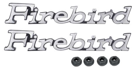 Reproduction Firebird Front Fender Emblem Set For 1970 Pontiac Firebird