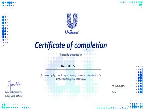 Unileverartificial Intelligence At Unilever Deepika Venkatesh