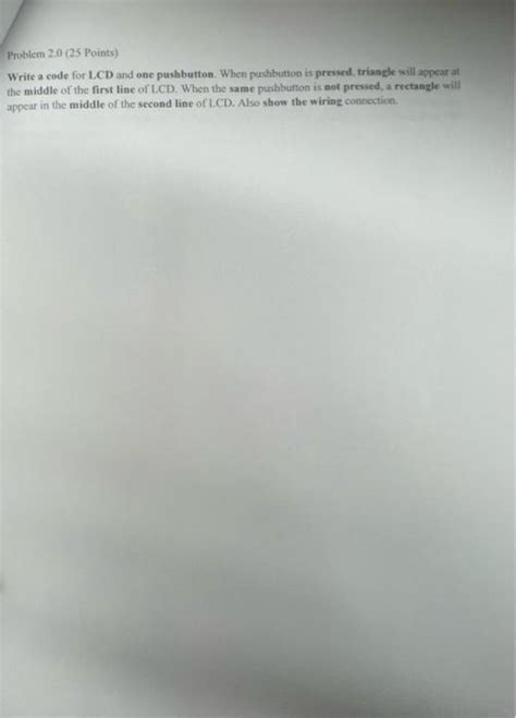 Solved Problem 2 0 25 Points Write A Code For 1 CD And One Chegg