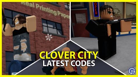 Roblox Clover City Codes August Gamer Tweak