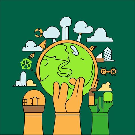 Cambio De Dibujo Concepto De Cambio Climático Dibujado A Mano Eps