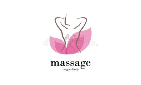 Body Massage Logo Vector Illustration Stock Illustration Illustration