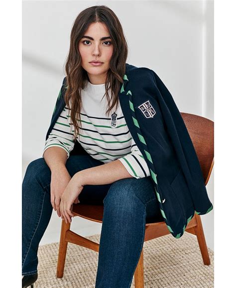 Lauren Ralph Lauren Plus Size Contrast Trim Jacket Macys