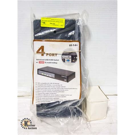 New 4 Port Advanced Usb Kvm Switch With Ddm
