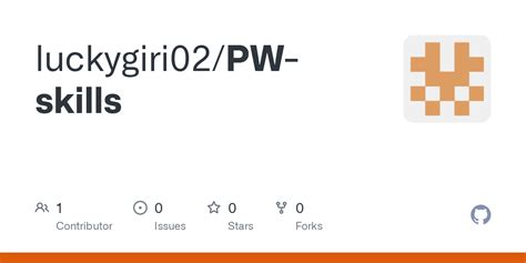 Github Luckygiri02pw Skills