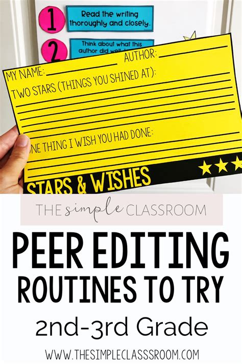 Three Peer Editing Strategies To Try — The Simple Classroom Peer