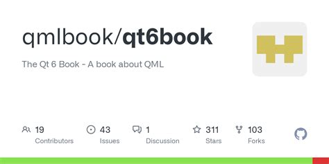 Github Qmlbookqt6book The Qt 6 Book A Book About Qml