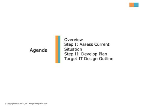 Operations And Technology Manda Integration Work Stream Plans