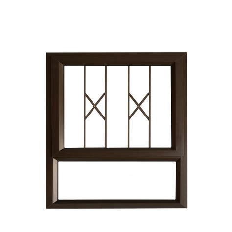 Window Frame Aluminium Pt99 Bronze With Buglar Bars With Clear Float Glass And Handle Cashbuild