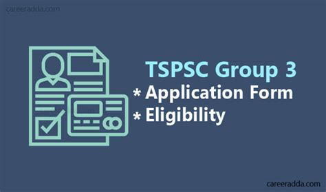 TSPSC Group 3 Apply Online 2021 Application Form Eligibility