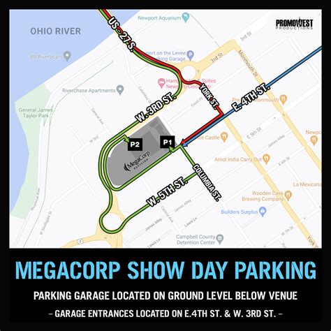Directions And Parking Megacorp Pavilion Promowest Productions