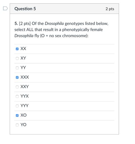 Solved Question 4 3 Pts 4 3 Pts A Single Nondisjunction Chegg Com