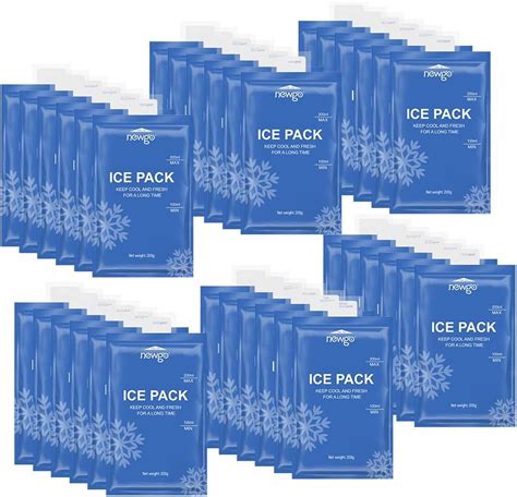 NEWGO Paquetes fríos de gel de hielo seco para envío de alimentos