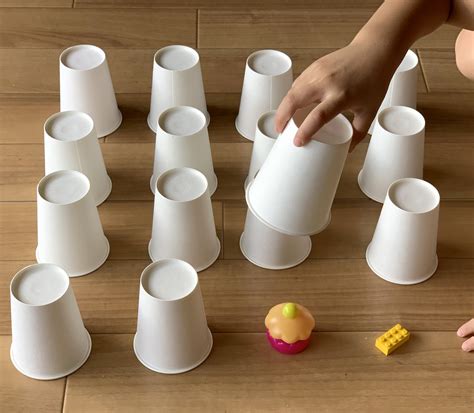 2歳3歳からできる知育遊び「紙コップでメモリーゲーム」 Very