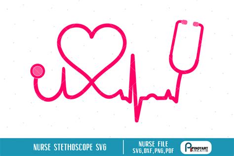 Nurse Svgnurse Svg Filenurse Dxfnurse Clip Artheart Svg 69869
