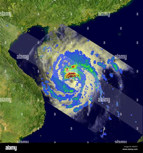 Neoguri 2008 TRMM image Stock Photo - Alamy