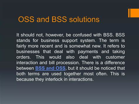 Brief Understanding Of Telecom Billing Oss System Ppt Brief Understanding Of Telecom Billing Oss System Ppt