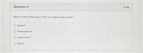 Solved Question 45 ﻿ptswhich Of The Following Is Not An