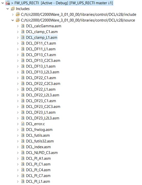 ccs tms320f28069 dcl version update and warning 10462 code composer