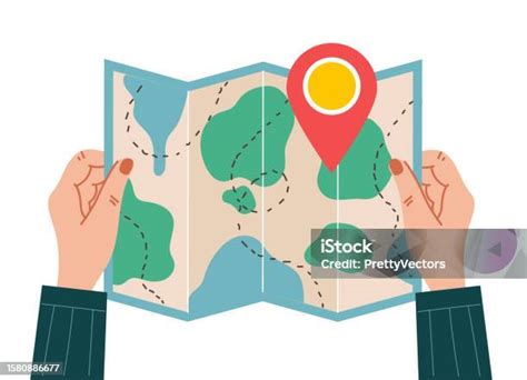 지도 지리 네비게이터 Gps 위치 핀 추상 개념입니다 벡터 그래픽 디자인 일러스트레이션 지도에 대한 스톡 벡터 아트 및 기타