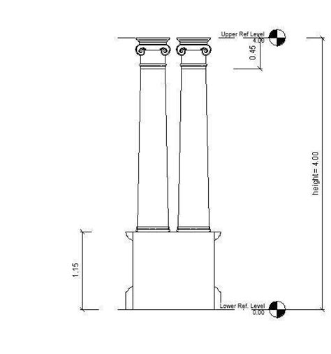 classic column parametric free 3d model cgtrader