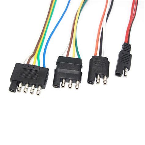 2 3 4 5pin Trailer Extension Wiring Harness Sae Plug Tow Wiring For