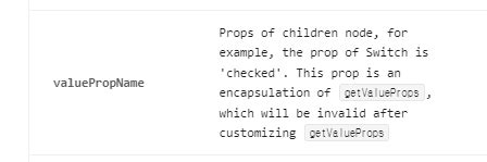 Antd Checkbox Switch Initialvalue Valuepropname
