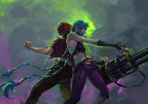 1366x768px 720p Free Download Tv Show Arcane Jinx League Of