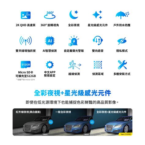 【全新公司貨開發票 】tp Link Tapo C520ws Ai智慧追蹤無線網路攝影機戶外型監視器c510w C500 蝦皮購物