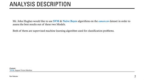 SVM Vs Naive Bays Algorithm Jupyter Notebook PPT