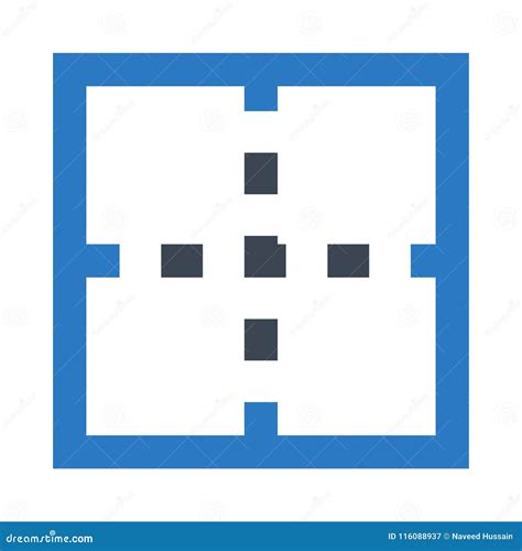 Alignment Glyphs Double Color Icon Stock Illustration Illustration Of