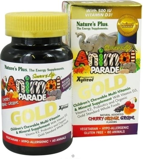 Animal Parade GOLD Multivitamin - Multi Fruit - NaturesPlus - VitalAbo ...