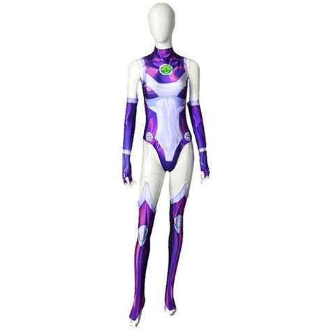 Starfire Cosplay Costume Outfits Halloween Carnival Party Suit Xxl