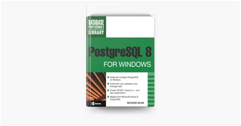 ‎postgresql 8 For Windows Sur Apple Books