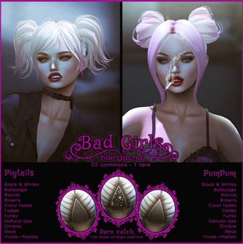 Second Life Marketplace Tableau Vivant Bad Girls [pompom] Balayage